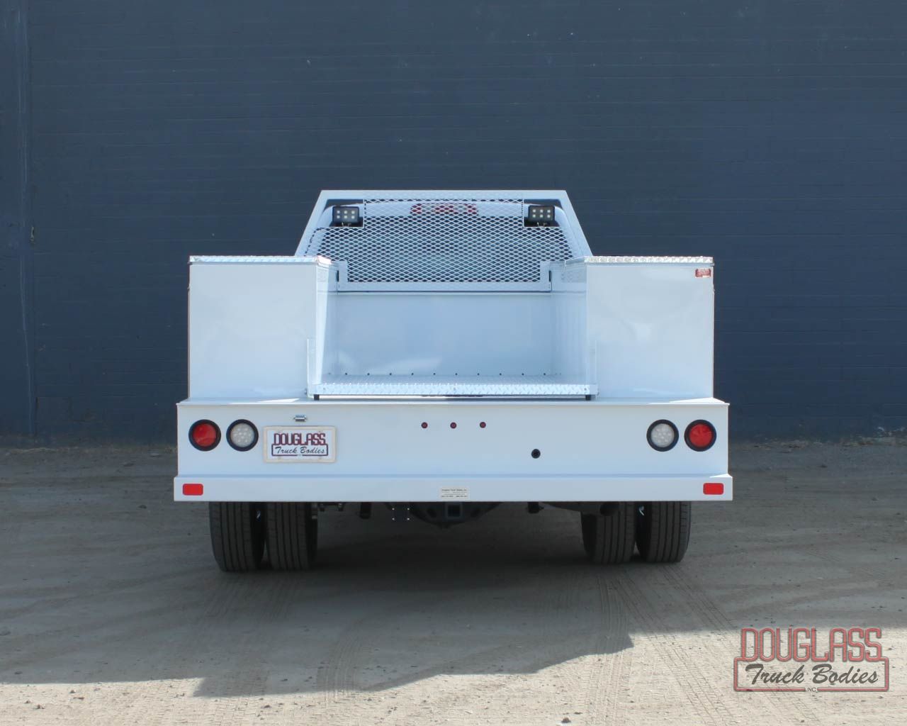 8' Service Body w/Fliptops - Douglass Truck Bodies
