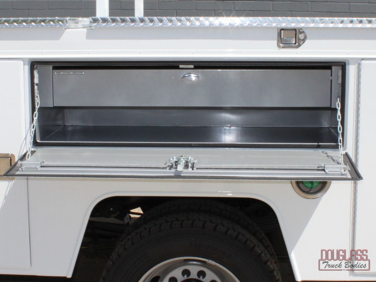 11' Douglass Service Body w/Flip Tops - Douglass Truck Bodies