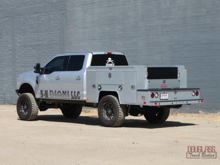 Douglass 7' Service Body w/ Flip Tops - Douglass Truck Bodies