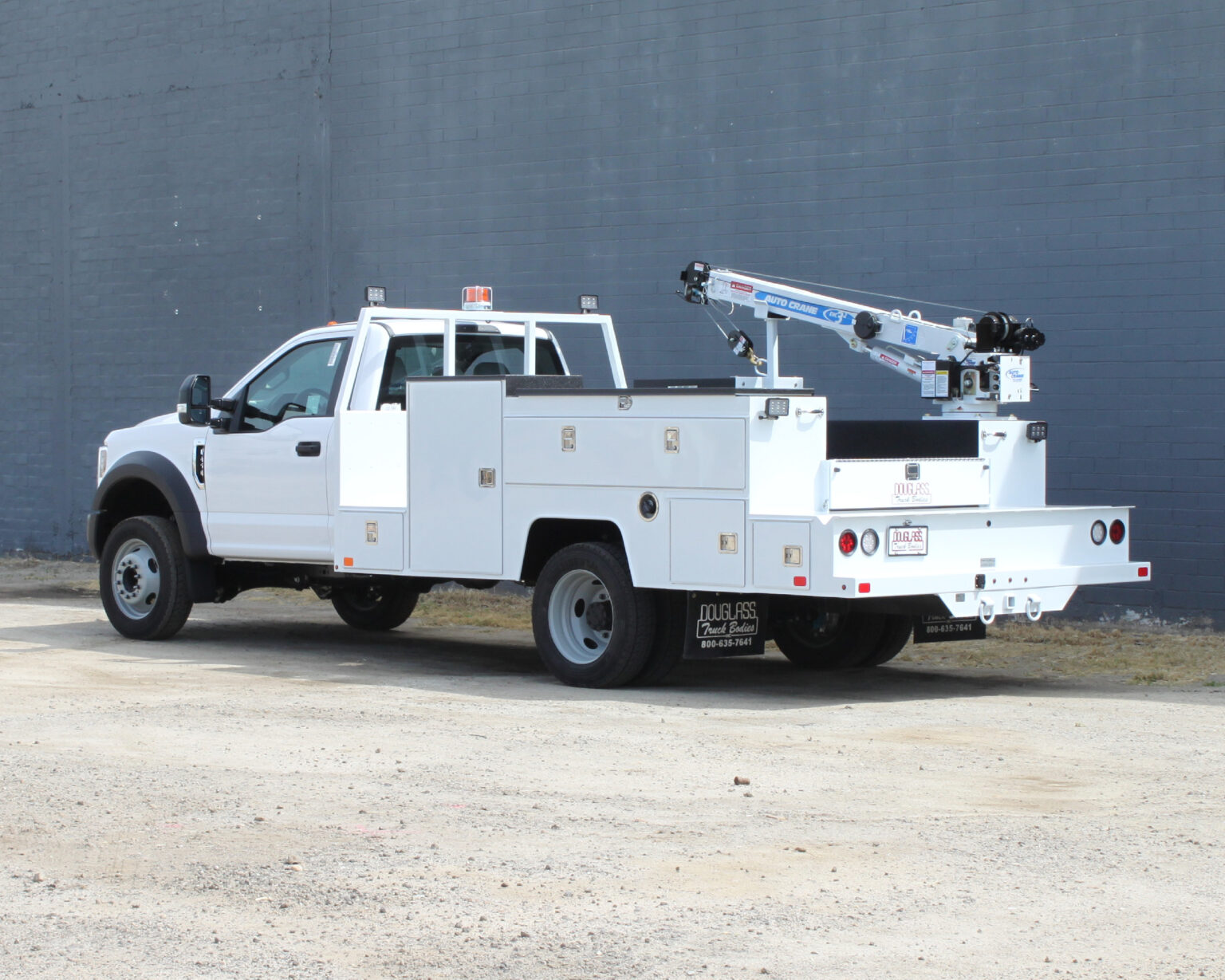 9' Douglass Custom Crane Body - Douglass Truck Bodies