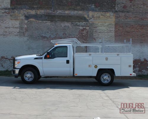 Forklift Loadable Ladder Rack Archives - Douglass Truck Bodies