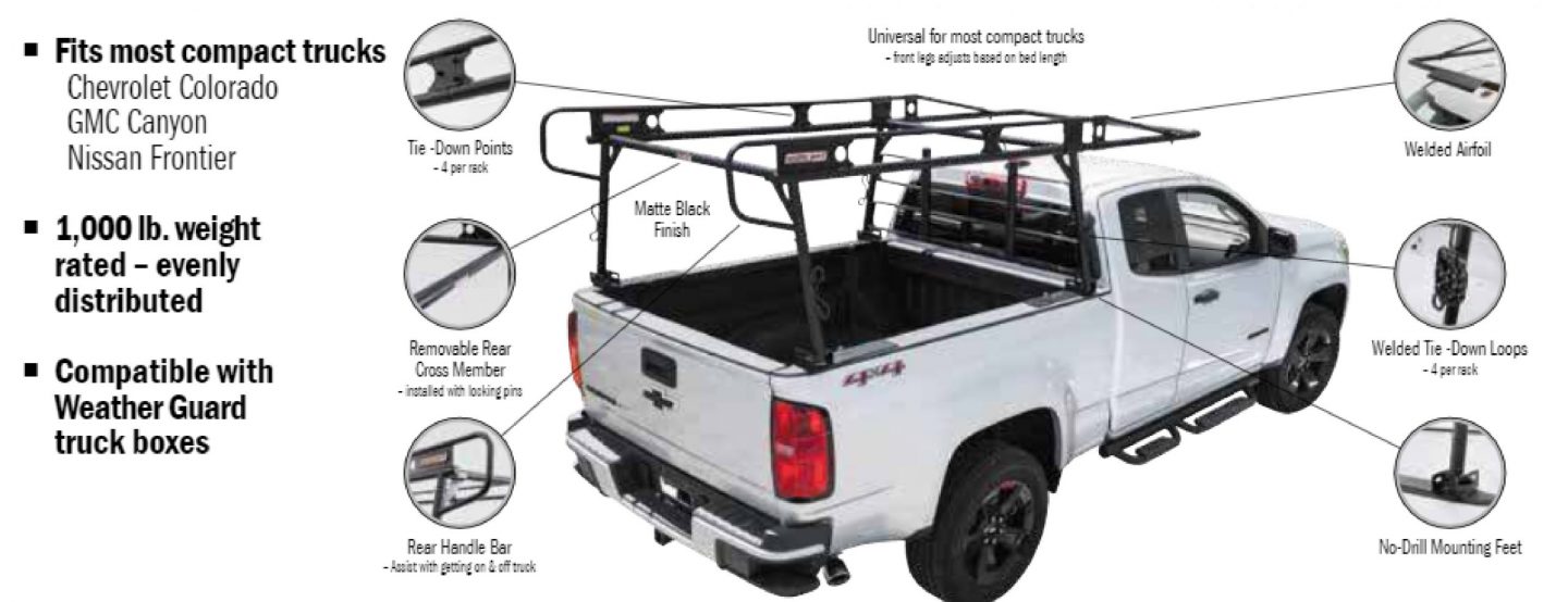 Weatherguard Pick Up Ladder Racks - Douglass Truck Bodies