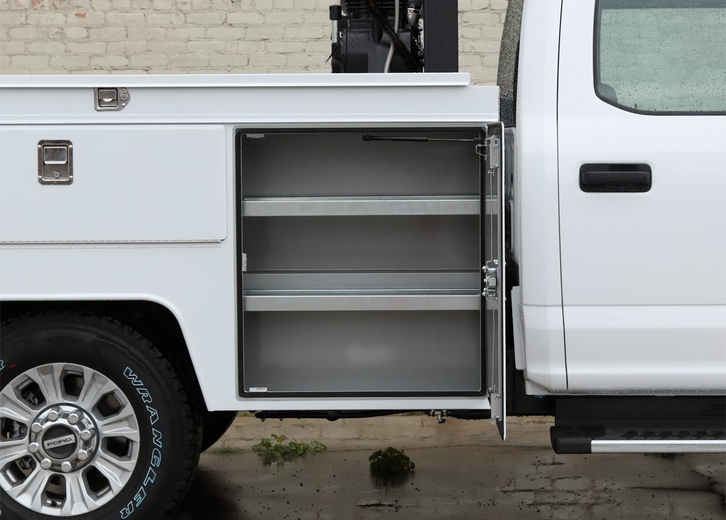 8' Douglass Service Body w/ Flip Tops - Douglass Truck Bodies