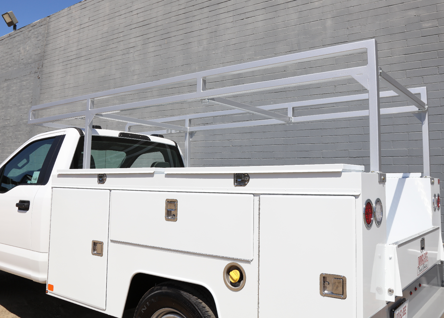 9′ Douglass Service Body with Flip Tops - Douglass Truck Bodies