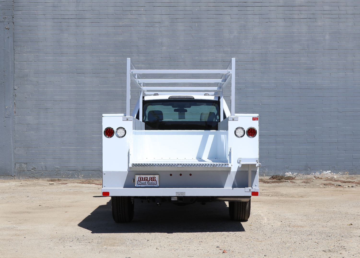 9′ Douglass Service Body with Flip Tops - Douglass Truck Bodies