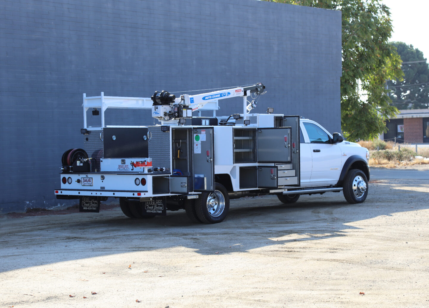 11' Custom Douglass Crane Body - Douglass Truck Bodies