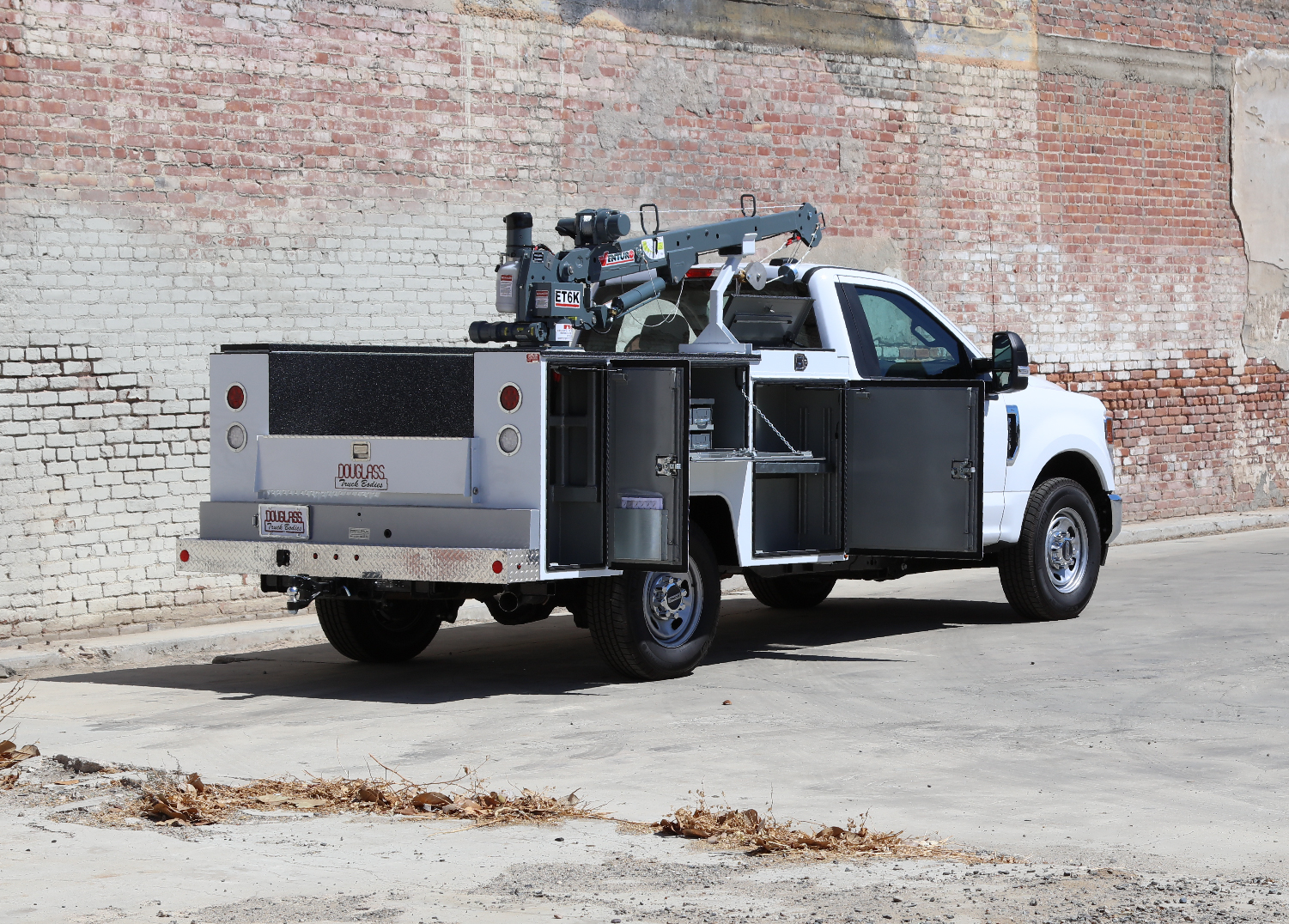 8' Custom Douglass Crane Body - Douglass Truck Bodies