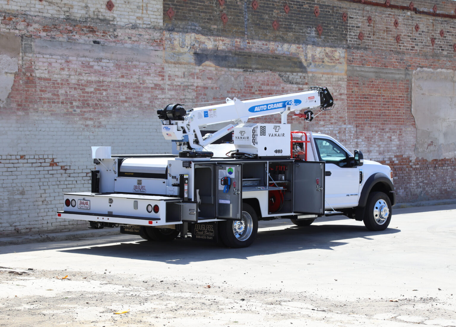 11' Custom Douglass Crane Body - Douglass Truck Bodies