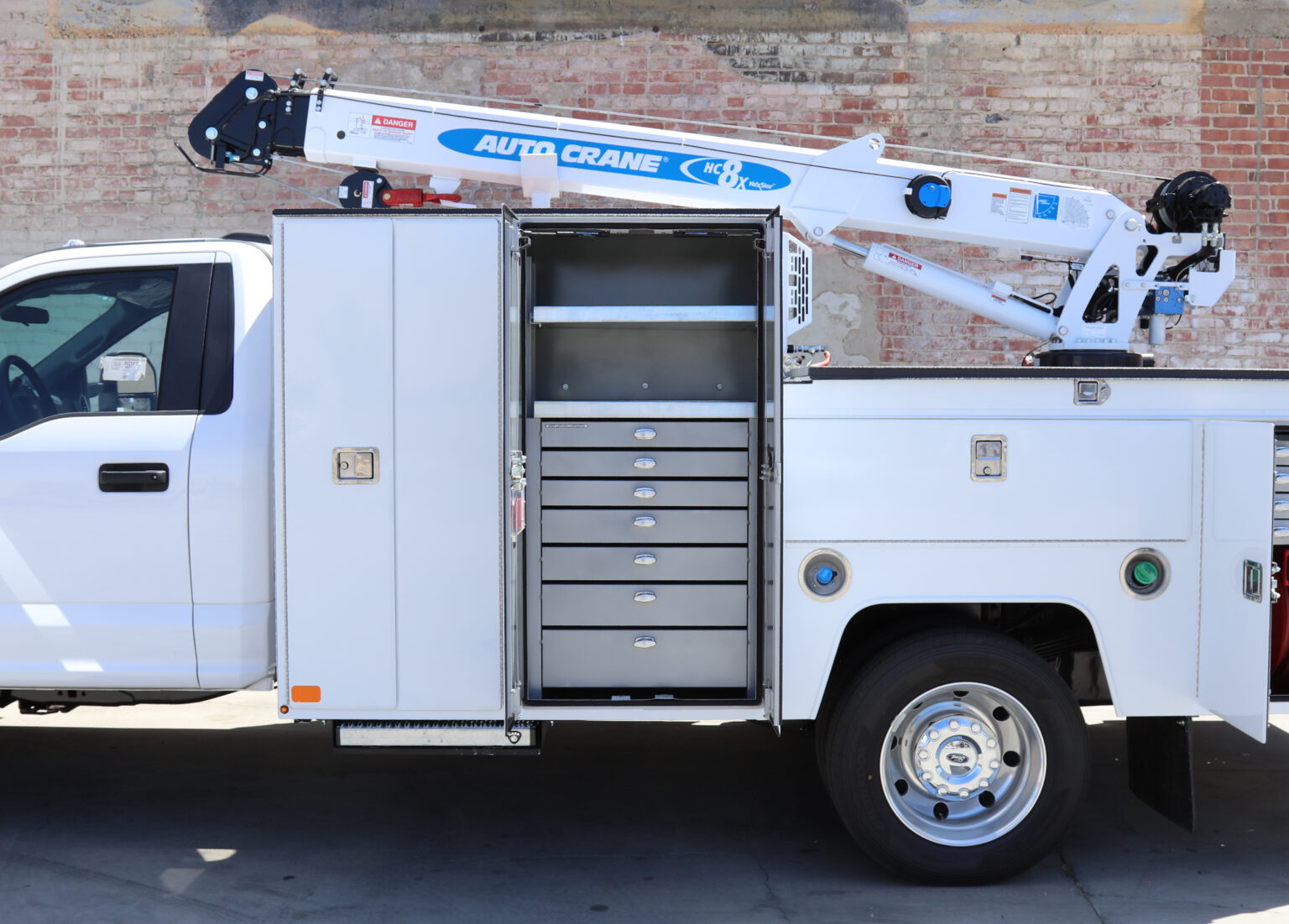 11' Custom Douglass Crane Body - Douglass Truck Bodies