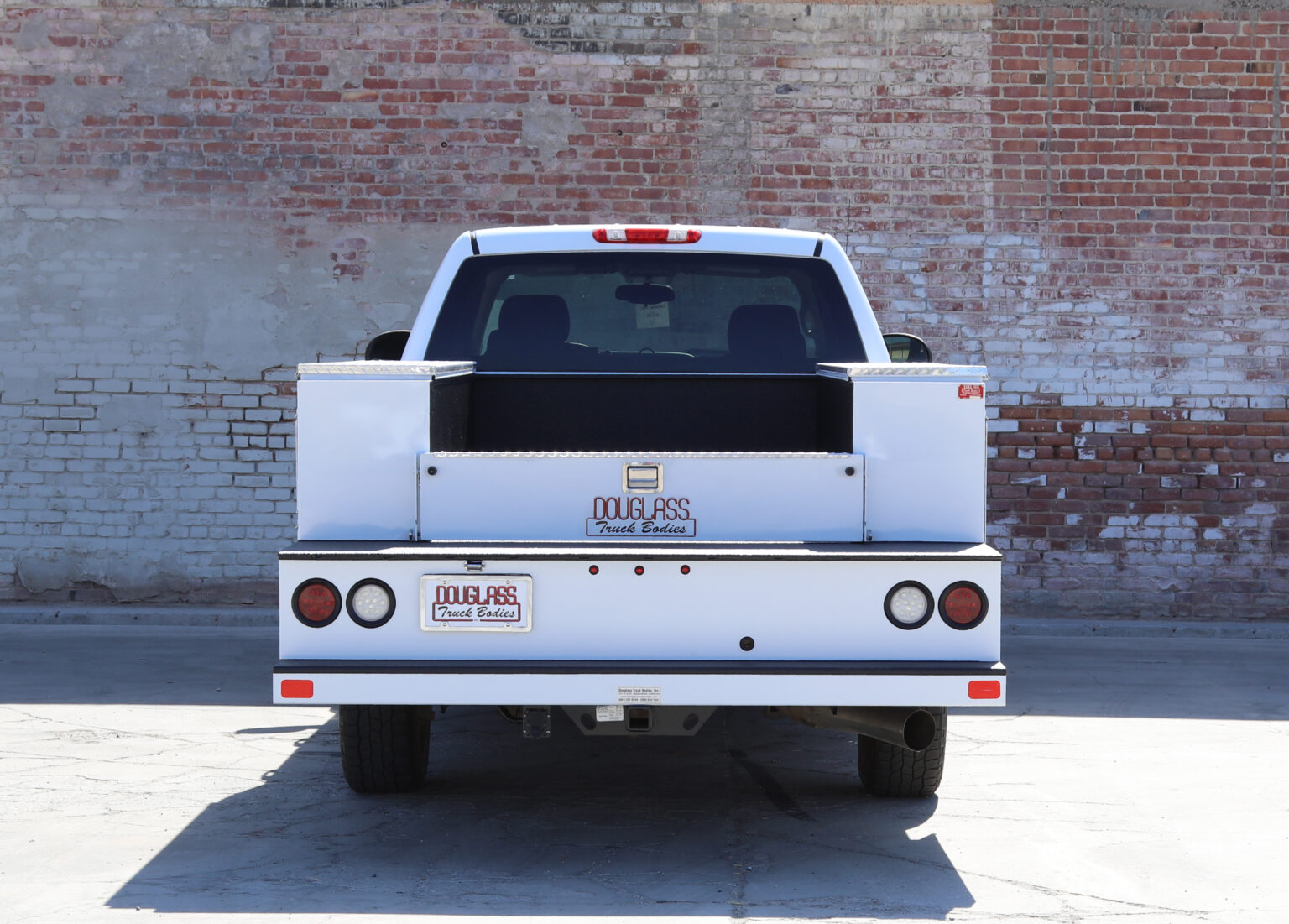 7′ Douglass Service Body w/ Flip Tops - Douglass Truck Bodies