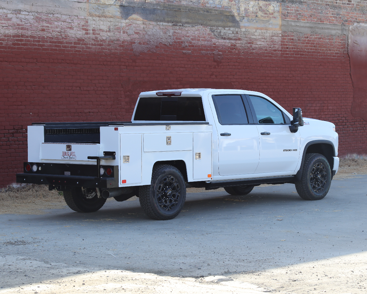 7′ Douglass Service Body w/ Flip Tops - Douglass Truck Bodies